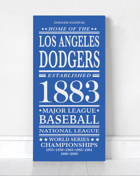 Los Angeles Dodgers Wood Sign – sideway signs